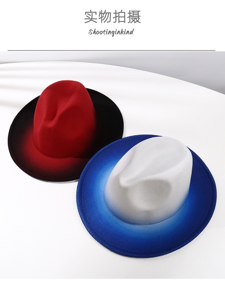 FASHIONABLE TWO TONE FEDORA HAT HAT005 > Hats , Caps > Mezon Handbags
