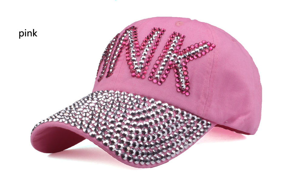 Bling Stone " PINK" Cap One Size. Back Strap (Adjustable). Composition ...