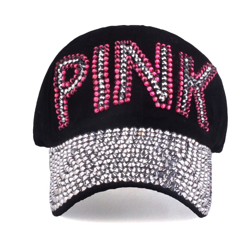 Bling Stone " PINK" Cap One Size. Back Strap (Adjustable). Composition ...