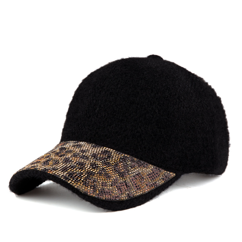 Warm Leopard Stone Cap wholesale > Hats , Caps > Mezon Handbags