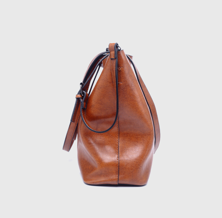 Large Size Faux Leather Tote Bag > Tote Bags > Mezon Handbags
