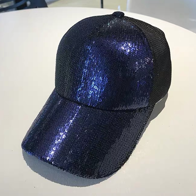 SEQUIN SHINEY CAP > Hats , Caps > Mezon Handbags