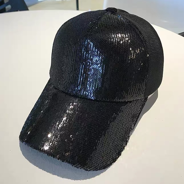 SEQUIN SHINEY CAP > Hats , Caps > Mezon Handbags