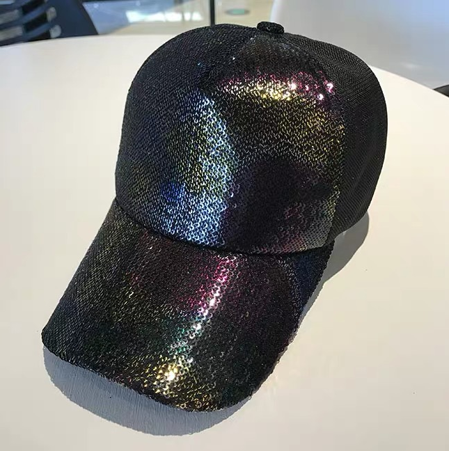 SEQUIN SHINEY CAP > Hats , Caps > Mezon Handbags