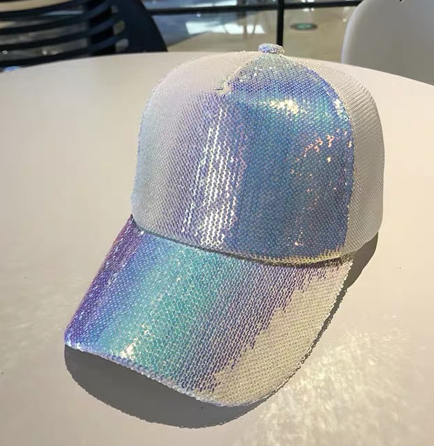 SEQUIN SHINEY CAP > Hats , Caps > Mezon Handbags