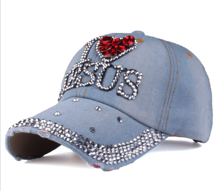 "I Love Jesus" stone Cap > Hats , Caps > Mezon Handbags
