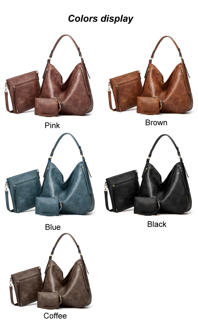3 IN 1 Hobo Set > Hobo > Mezon Handbags