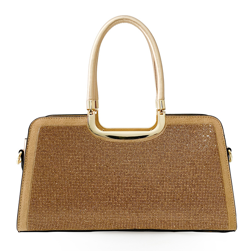 Top Handle Mesh Rhinestone Satchel Purse > Satchel > Mezon Handbags
