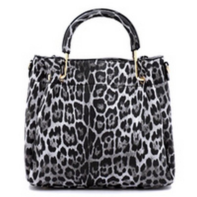 Leopard Top Handle Satchel FW-LF5043 > Fashion Handbags > Mezon Handbags