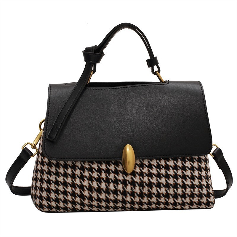 CHECKER TRENDY SATCHEL-CROSSBODY > Satchel > Mezon Handbags