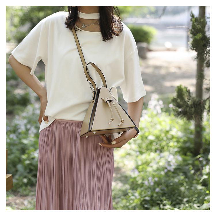 Drawstring Pyramid Bag > Satchel > Mezon Handbags