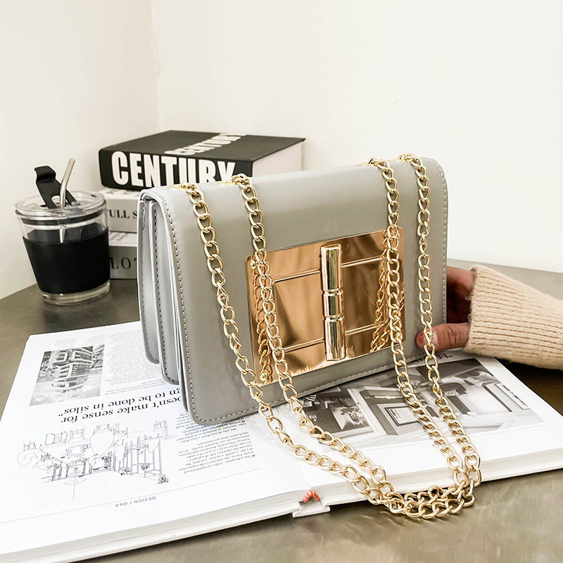 Metal Accent Chain Strap Fancy Sholuder Bag > Boutique Handbags > Mezon ...