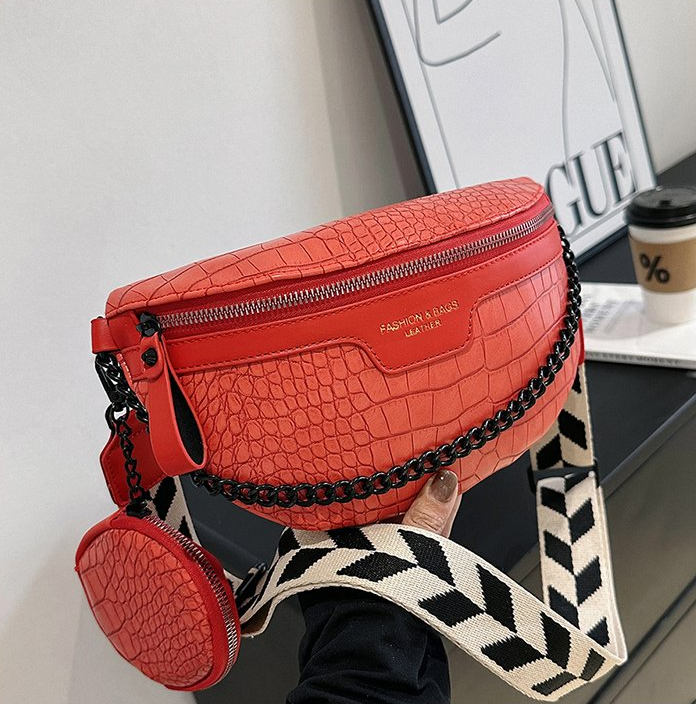 2 in 1 Croc Fany Pack With Coin Purse > Messenger Bags ,Cross Body ...