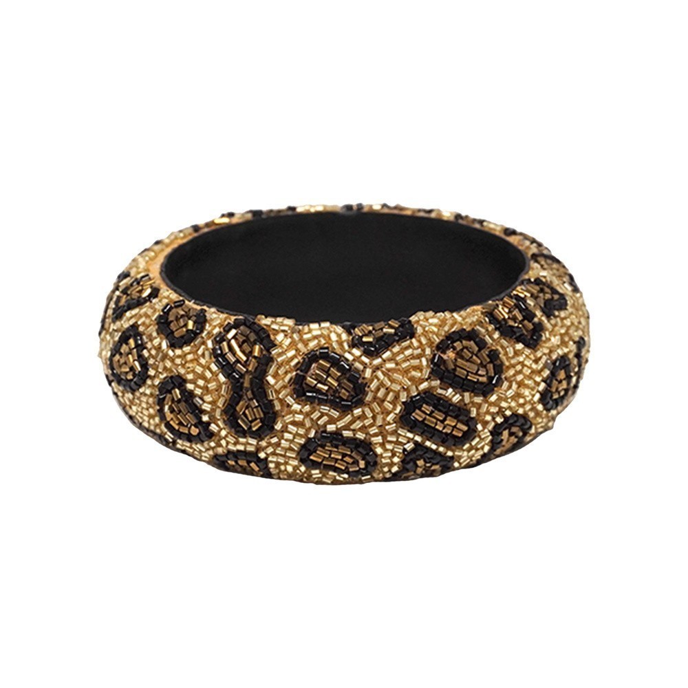 ANIMAL PRINT BEADED BANGLE SL-B3905 > Bracelets , Bangles > Mezon Handbags