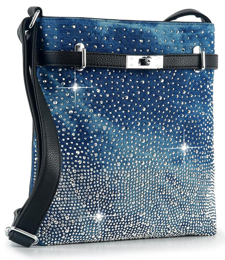 Glamorous Rhinestone Fashion Crossbody Sling > Rhinestone Bags > Mezon ...