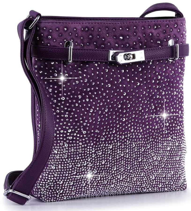 Glamorous Rhinestone Fashion Crossbody Sling > Rhinestone Bags > Mezon ...