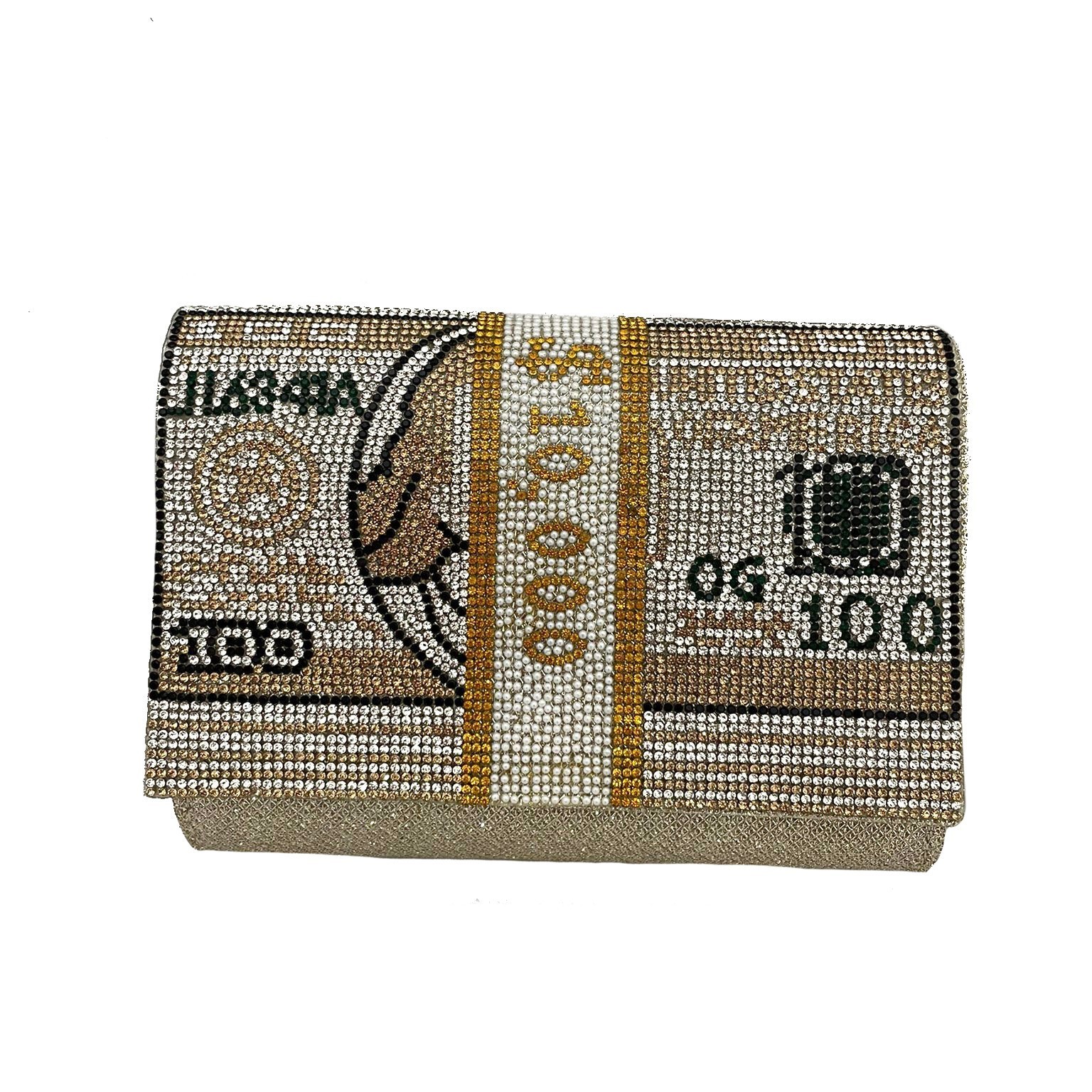 Stack Of Hundred Dollars Clutch Evening Bag ca-6697 > Boutique Handbags ...