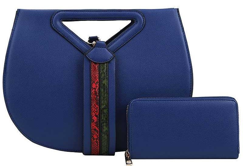 2IN1 DESIGNER STYLISH CONVERTIBLE SATCHEL WITH MATCHING WALLET JY-D ...