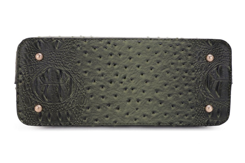 Ostrich Print Satchel > Satchel > Mezon Handbags