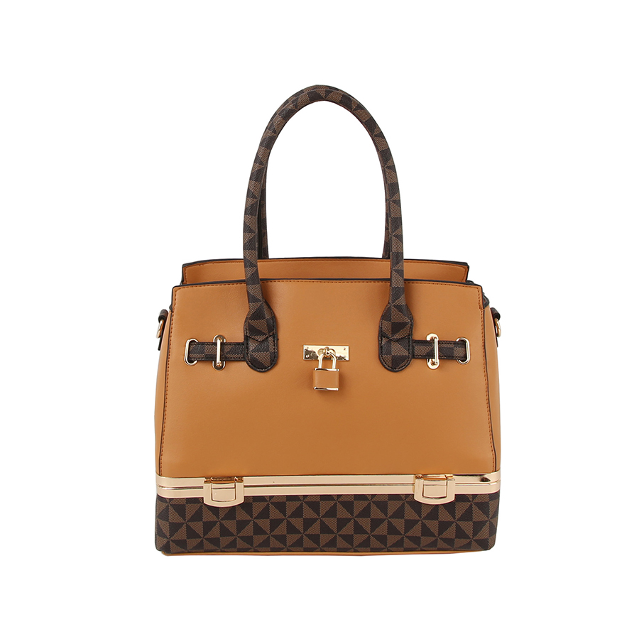 Monogram Colorblock Padlock Satchel Bag > Classic Bags, Monogram ...