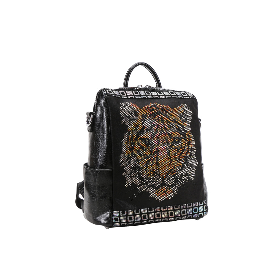 Tiger Leather Backpack > Shoulder Bags, Backpack > Mezon Handbags