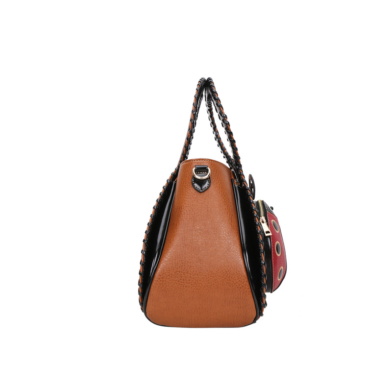 Lady Bug Handmade Stitched Satchel > Satchel > Mezon Handbags