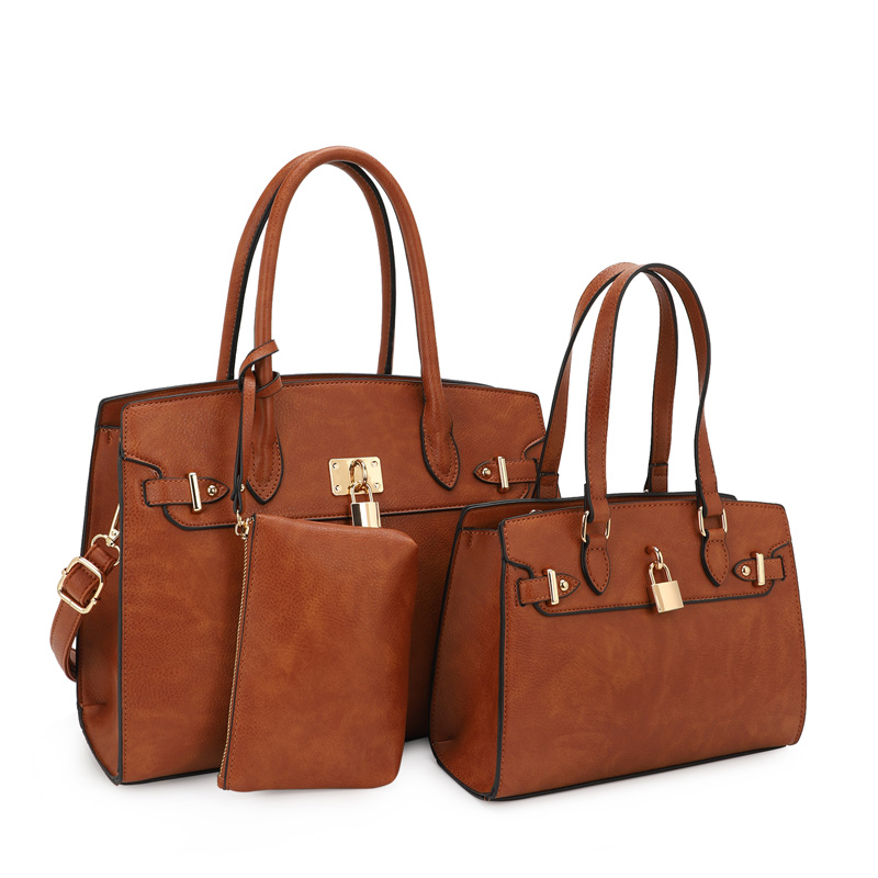 3 in-1 Twin Tote-Satchel Value Set and wallet > Satchel > Mezon Handbags