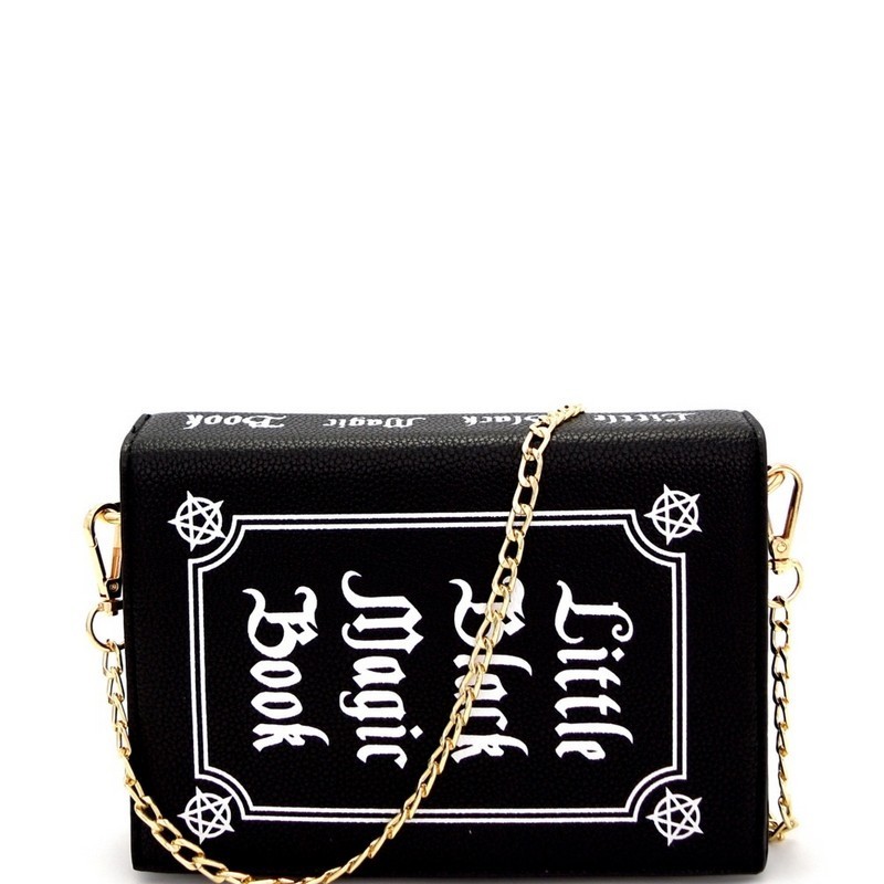 LITTLE BLACK MAGIC BOOK NOVELTY BAG > Shoulder Bags, Backpack > Mezon ...