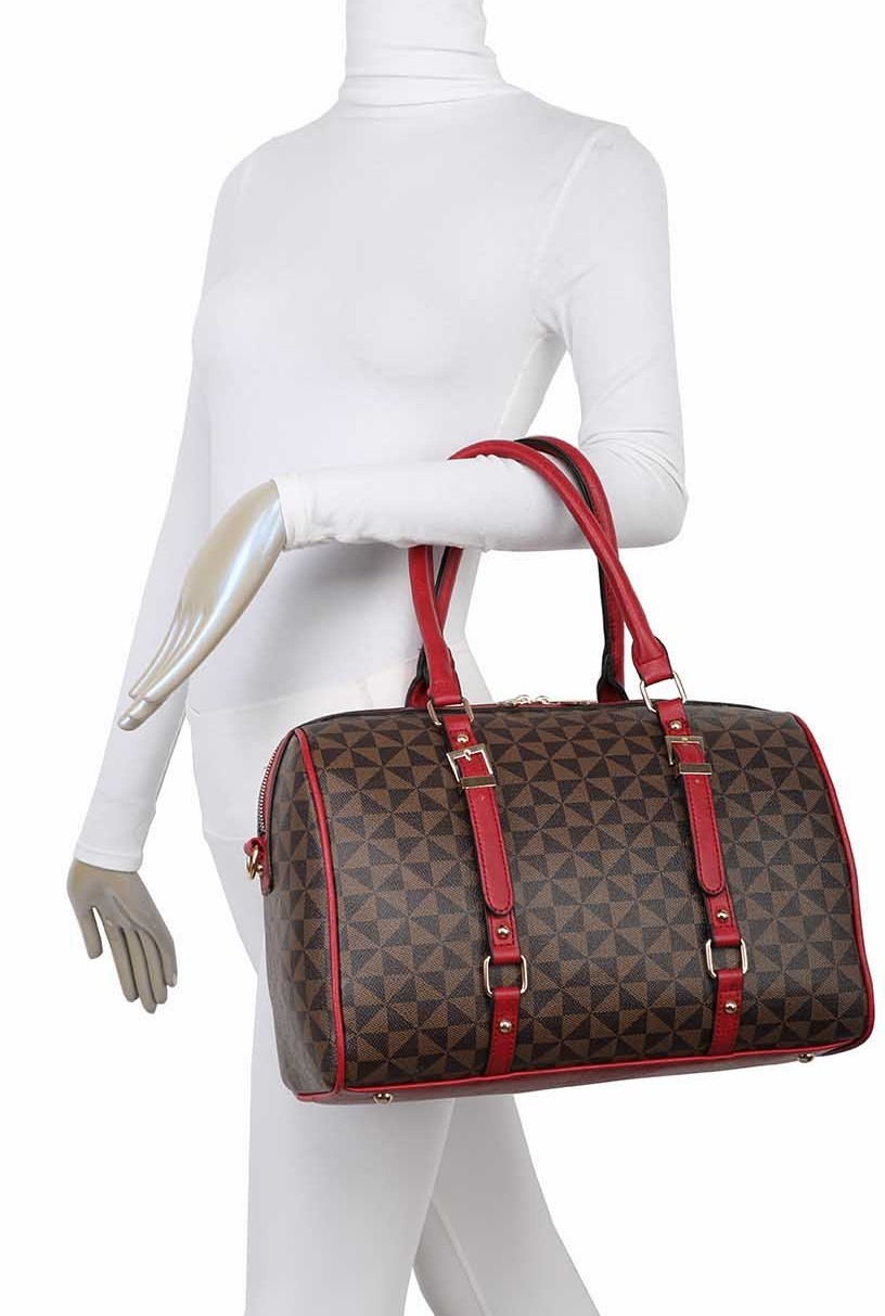 3 IN 1 CLASSY BOSTON BAG SET SJ-21053-T3 > Classic Bags, Monogram ...