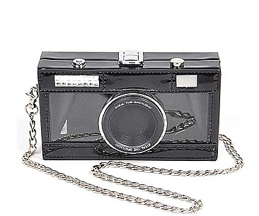 BOXY CAMERA CLUTCH BAG > Shoulder Bags, Backpack > Mezon Handbags