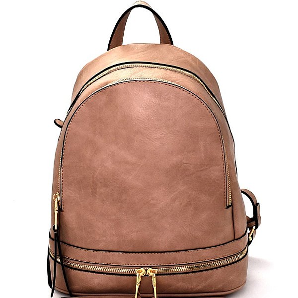 Zipper Accent Fashion Backpack usa > Fashion Handbags > Mezon Handbags