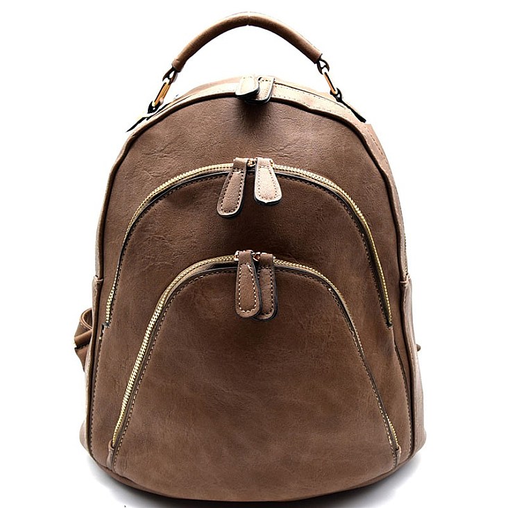 62643-LP Multi Zipper Compartment Backpack > Shoulder Bags, Backpack ...