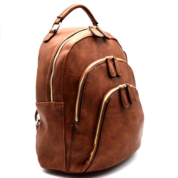 62643-LP Multi Zipper Compartment Backpack > Shoulder Bags, Backpack ...