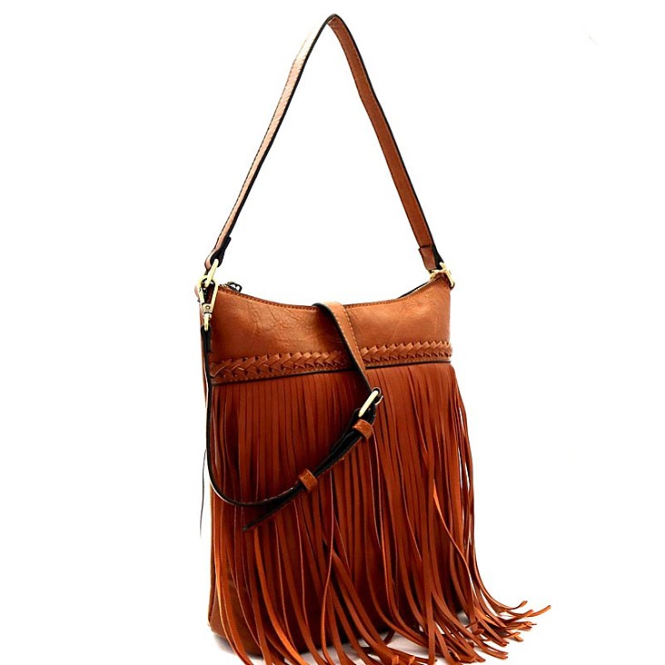CHILLX Fringed Hobo Cross Body MH-LHU199 > Boutique Handbags > Mezon ...