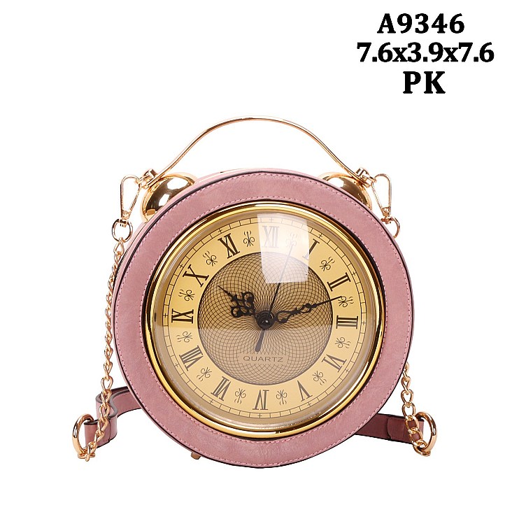 Vintage Real Clock Shoulder Handbags A9346 > Shoulder Bags, Backpack ...