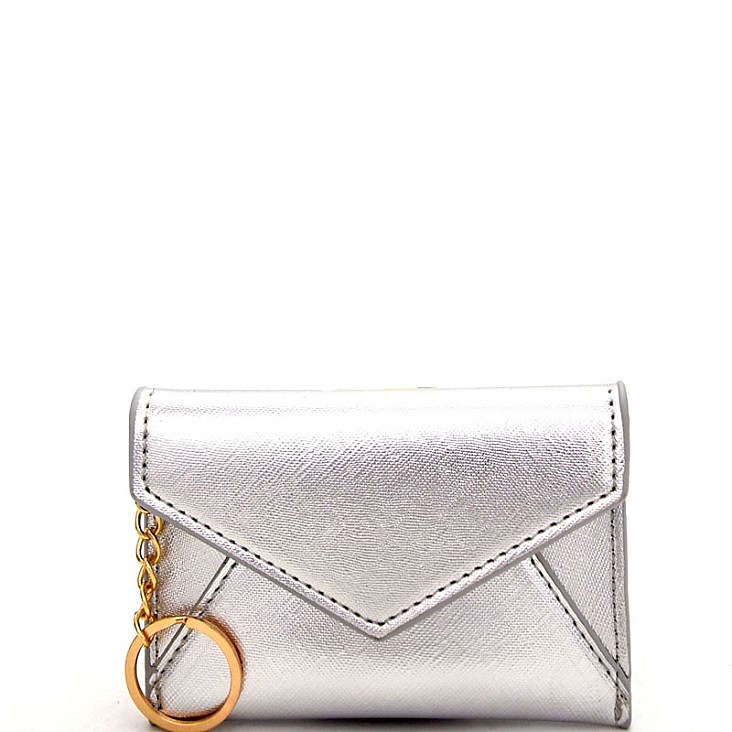 WLW48860-LP Madison West Saffiano Envelope Credit Card Case Wallet with ...