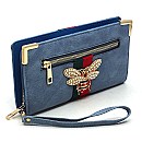 Fashionable Bee Striped Clutch Wallet Wristlet CH-AD036B > Wallets ...